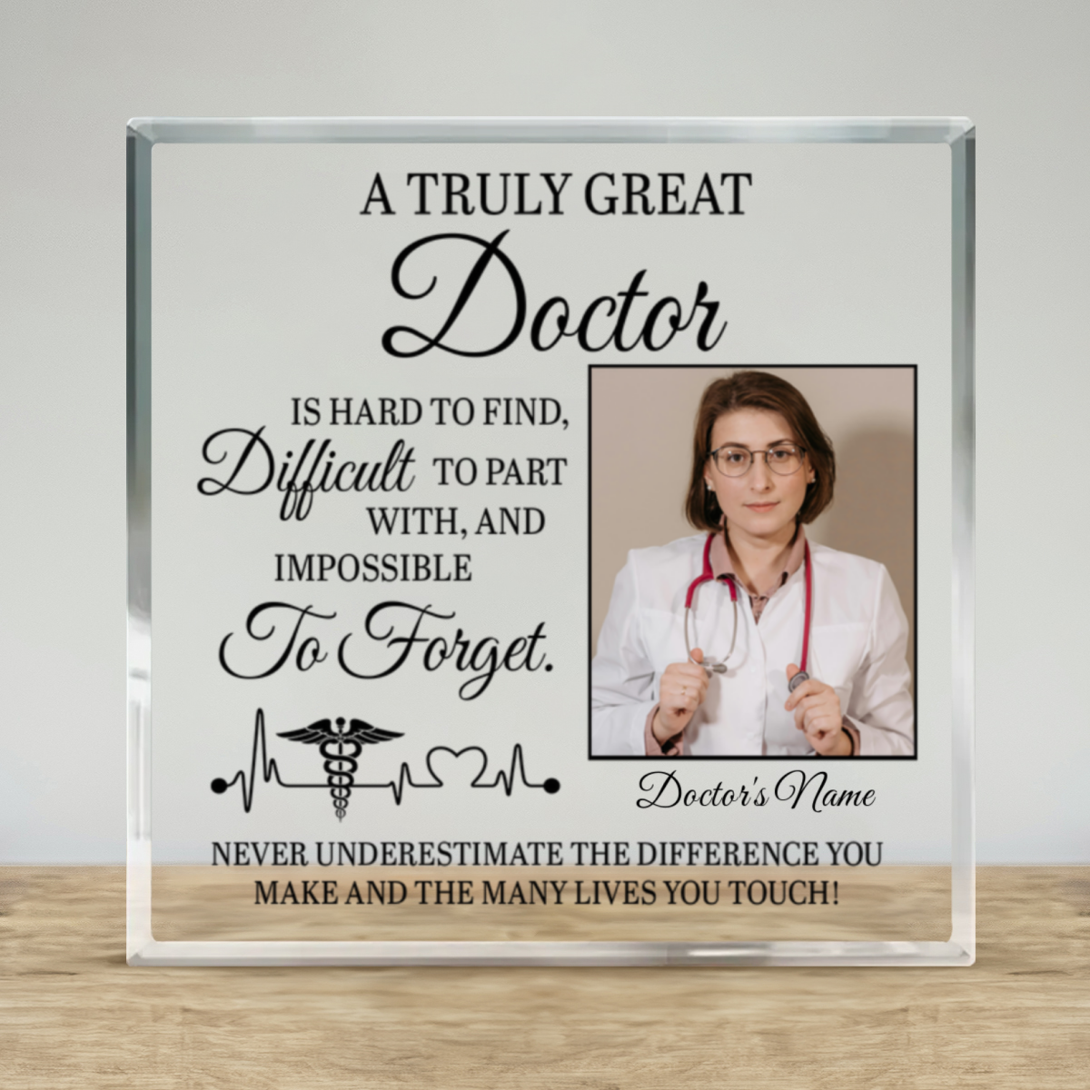 Personalized Doctor Retirement Plaque – Custom Retiring Doctor Gift ...